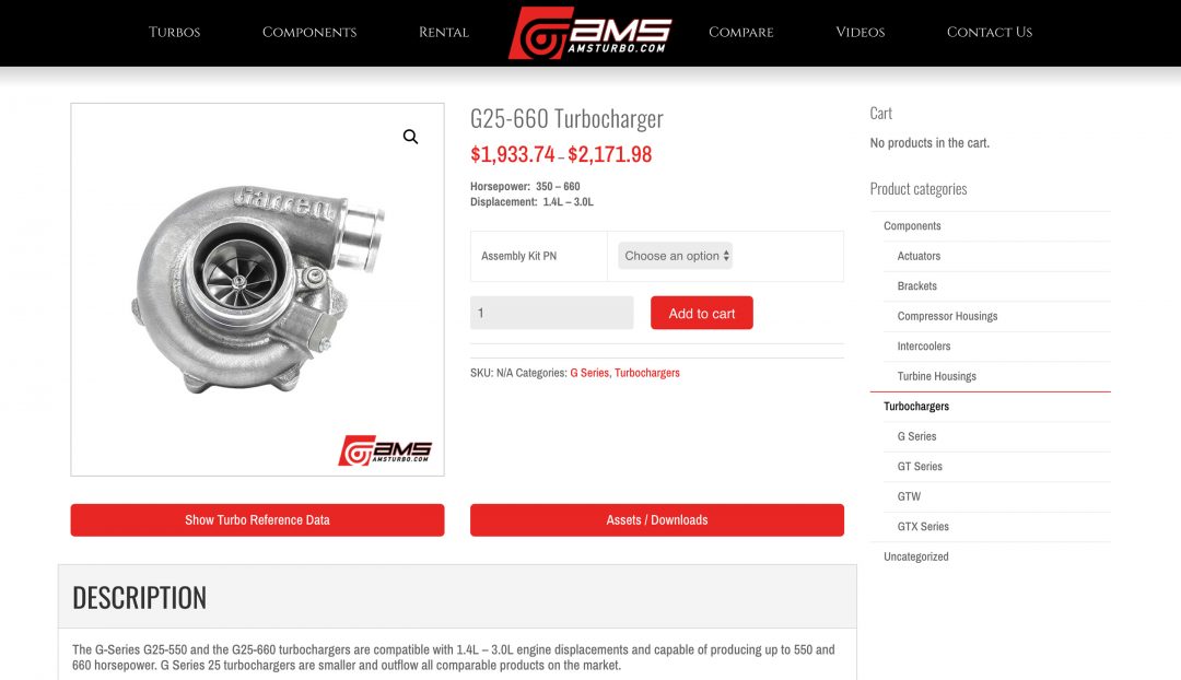 AMS Launches AMSTurbo.com - AMS Performance