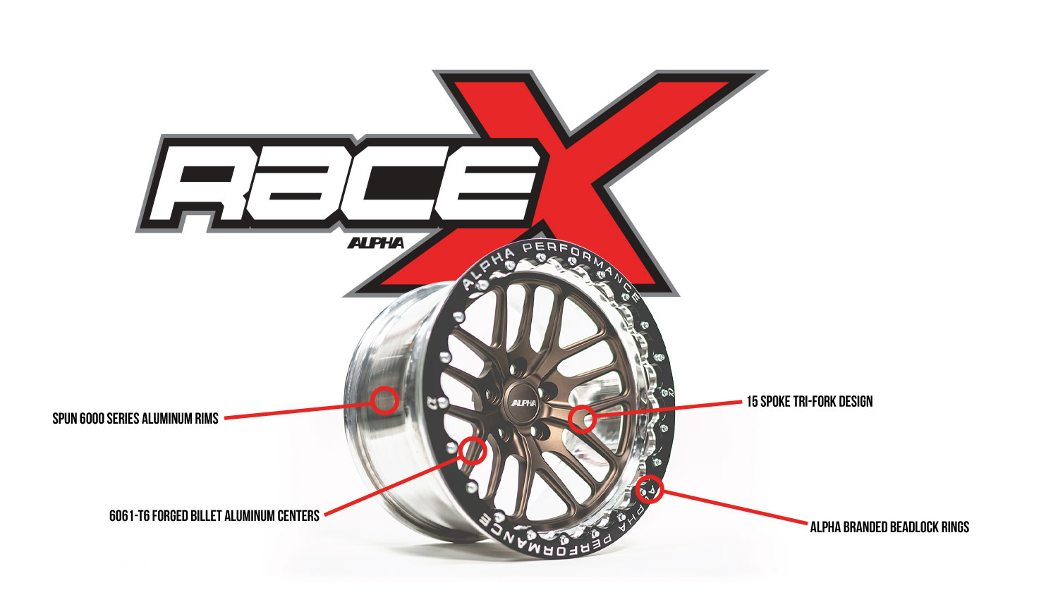 AMS Performance 15" Rear Beadlock Drag Wheels by Billet Specialties ...