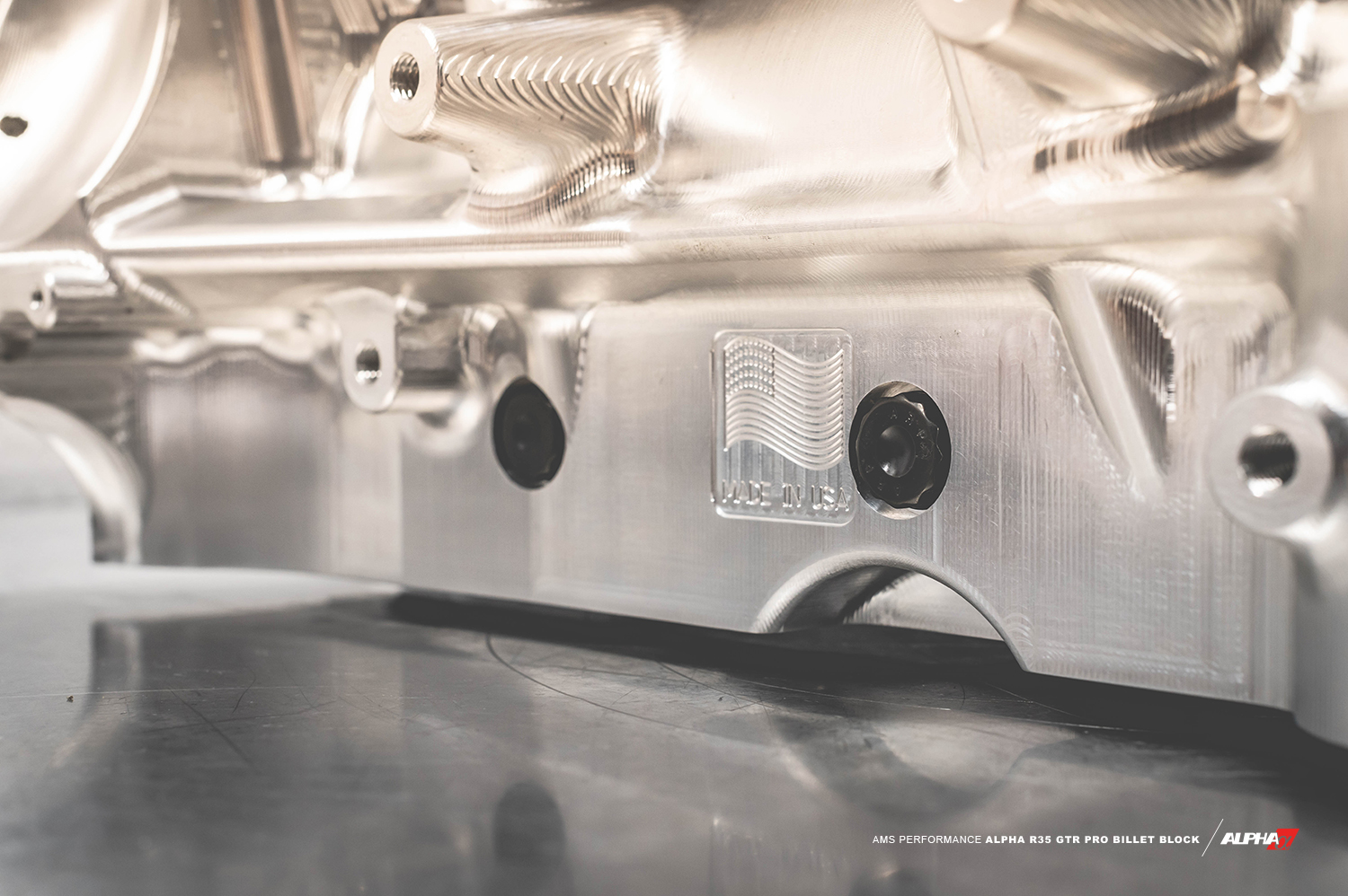 AMS Performance Nissan R35 GT-R Pro Series Billet Block - AMS Performance