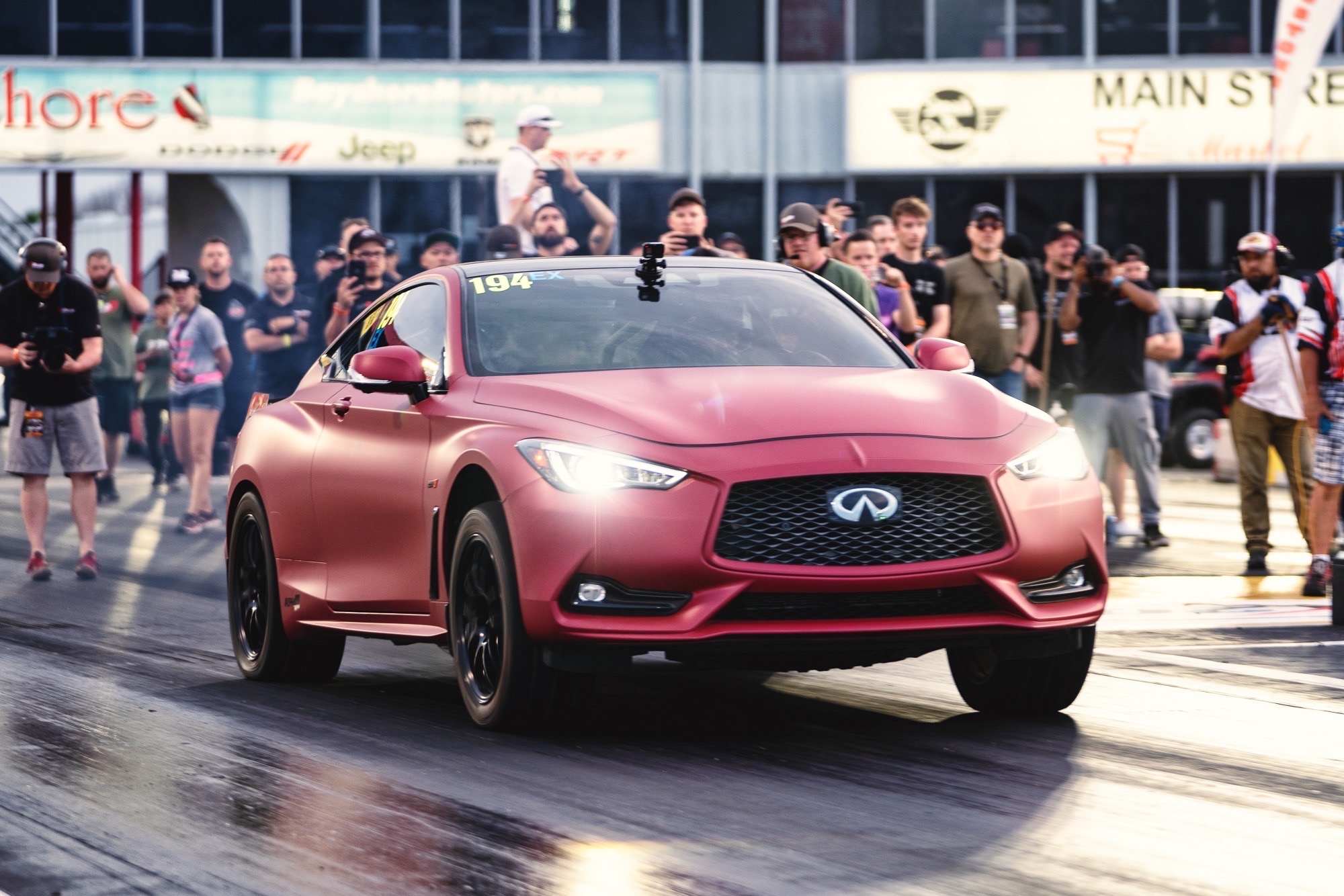 First VR30 in the 9's! The Red Alpha Q60 goes 9.96 @ 139 in the quarter ...