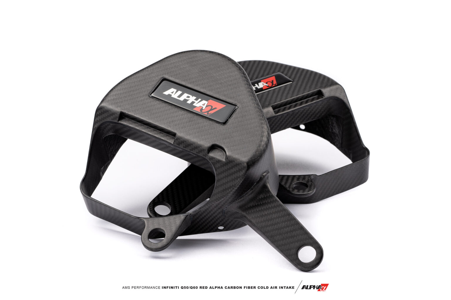 AMS Performance INFINITI Q50/Q60 Red Alpha Carbon Fiber Cold Air Intake ...