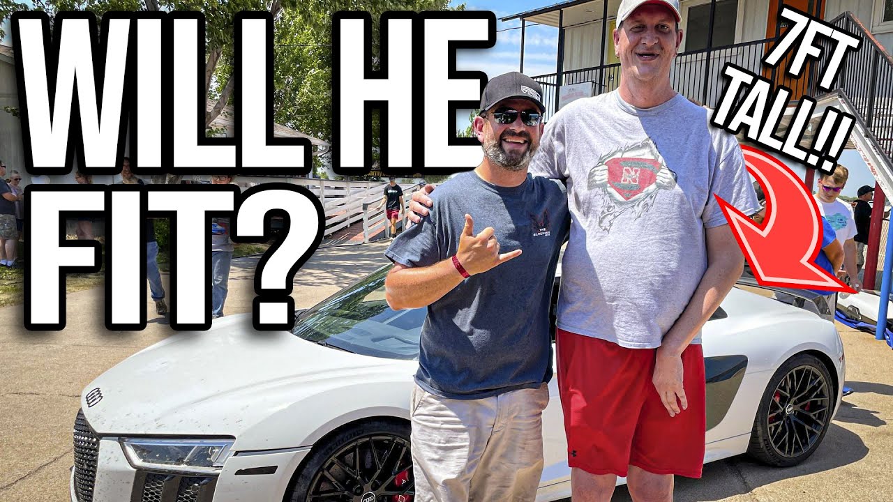 7FT TALL MAN in the R8? | Race Week Day 6 - AMS Performance