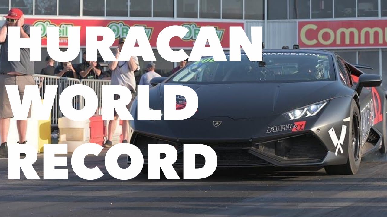 Alpha Omega: WORLD'S QUICKEST HURACAN 7.40 @189MPH - AMS Performance