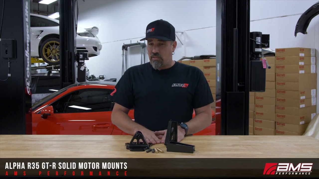 Alpha Race X R35 GT-R Solid Motor Mounts Product Spotlight - AMS ...