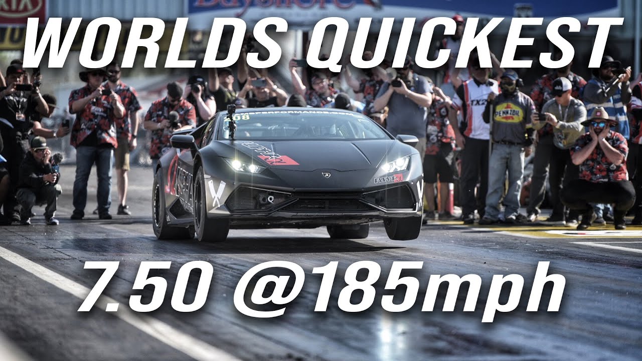 ALPHA OMEGA HURACAN GOES 7.50 @ 185mph | AMS Performance - AMS Performance