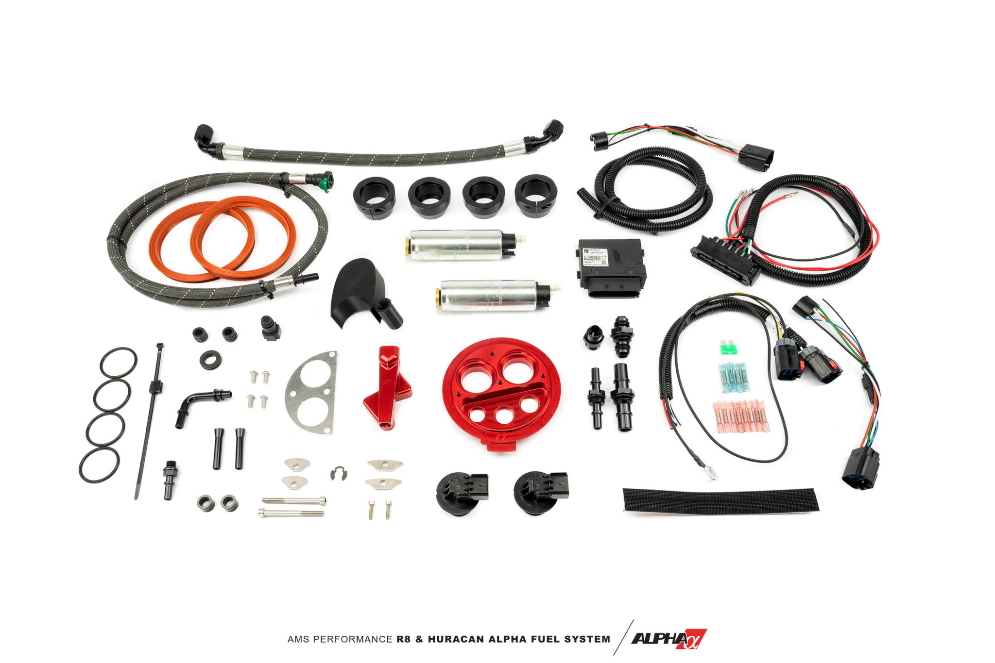 AMS Performance R8/Huracan Alpha Fuel System - Twin Pump Kit - AMS ...