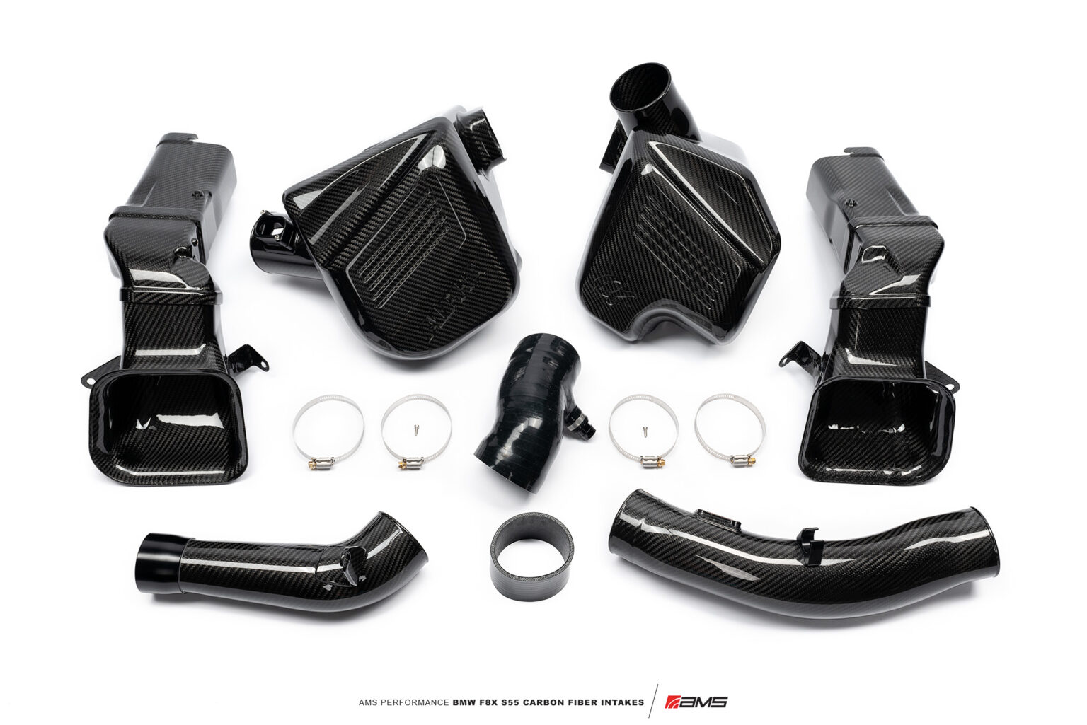 AMS Performance BMW M3/M4 S55 Carbon Intakes (F80/F82/F83) - AMS ...
