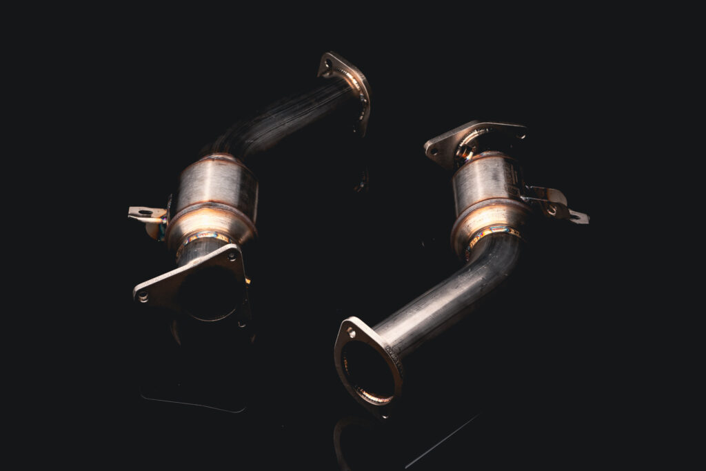 AMS Performance VR30DDTT Street Lower Downpipes - AMS Performance