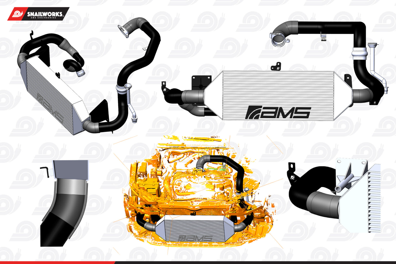 AMS Performance 2022+ Subaru WRX Front Mount Intercooler - AMS Performance