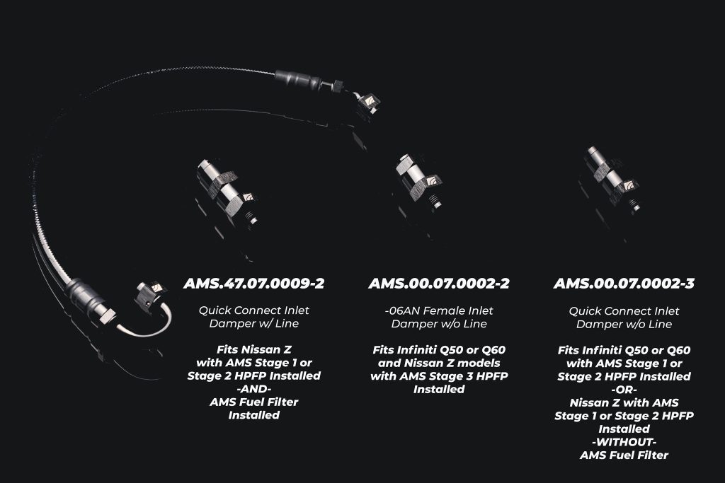 AMS Performance Inline Fuel Pulsation Damper - AMS Performance