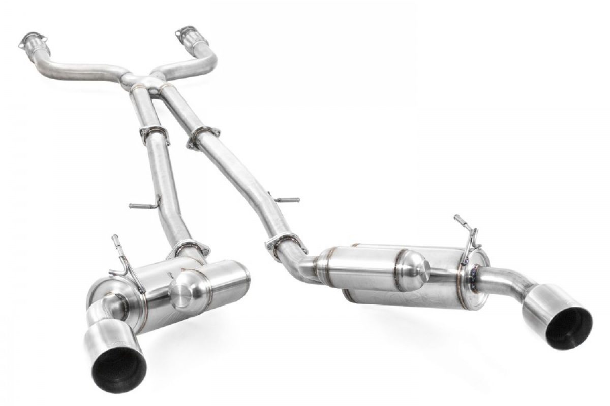 AMS Performance VR30DDTT Race Lower Downpipes - AMS Performance