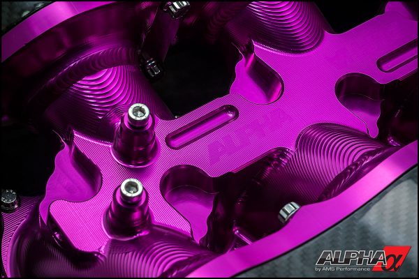 Alpha Performance R35 GT-R Intake Manifold with Cast Aluminum Plenums ...